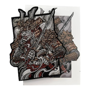 PATCHLAB Tora Ronin Morale Patches | Embroidered Patches for Clothes | Hook and Loop Patches ...