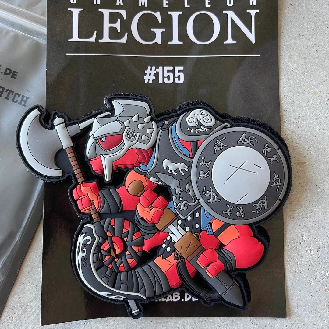 PATCHLAB Chameleon Legion #155 PVC Morale Patches | Hook and Loop ...
