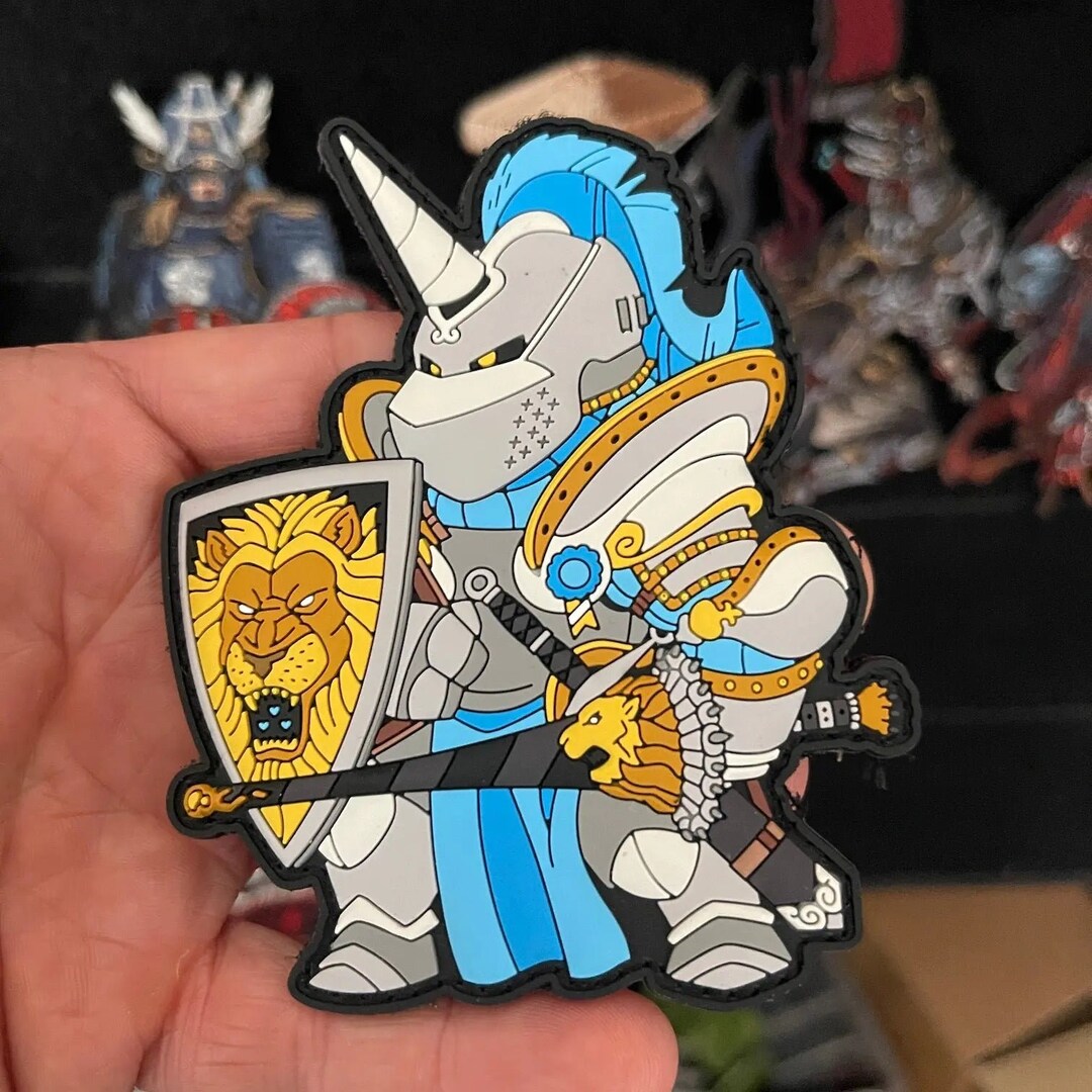 PATCHLAB Unicorn #12 Medieval PVC Morale Patches Velcro | Hook and Loop ...