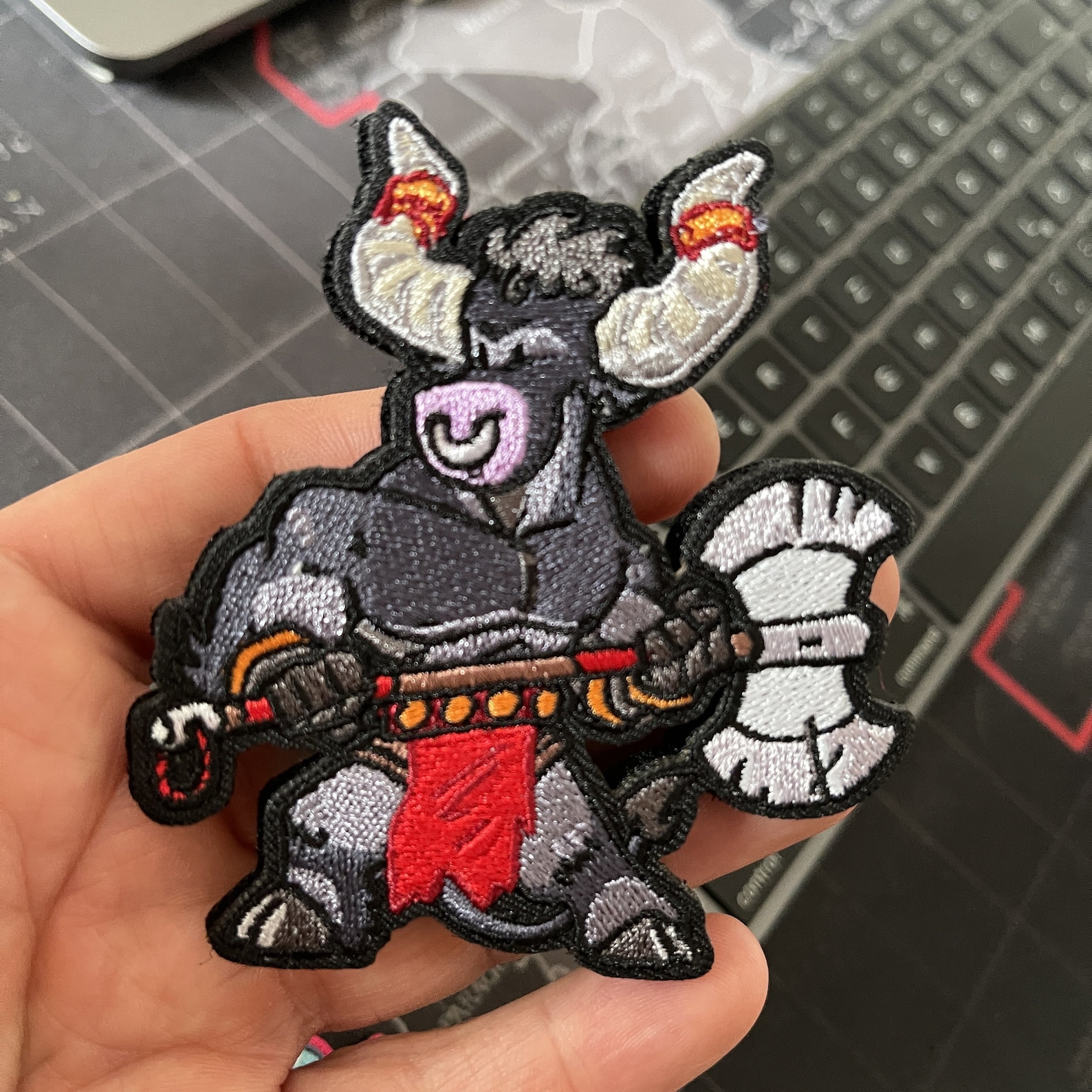 The Minotaur Kids Morale Patch - Etsy