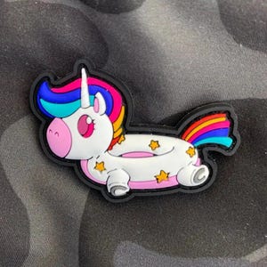 Unicorn Swimring Patchlab Morale Patch 3D Patches PVC Mit Hakenklett - Etsy
