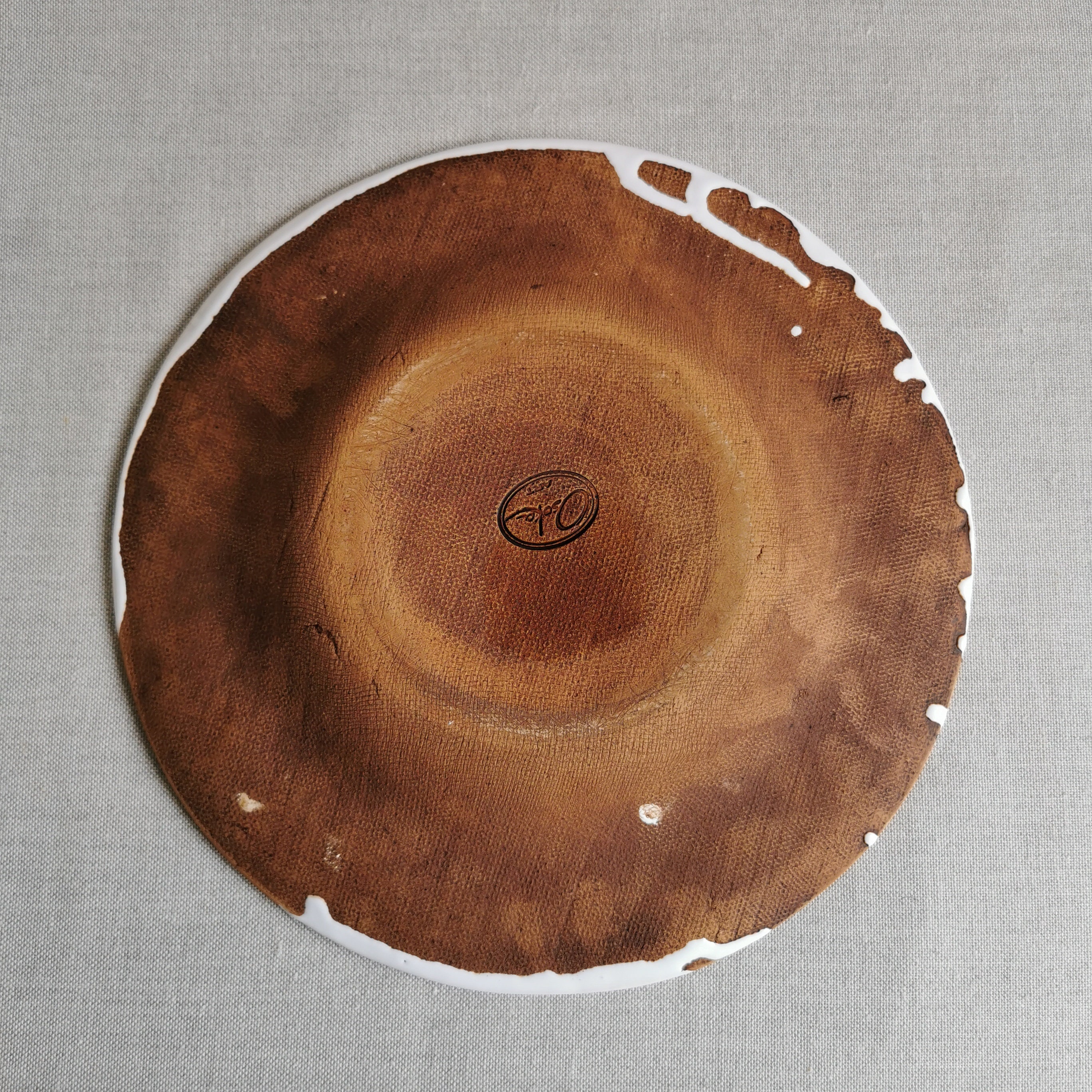 Beautiful Dinner Plate With Fox in the Fall Forest by Osokaart - Etsy