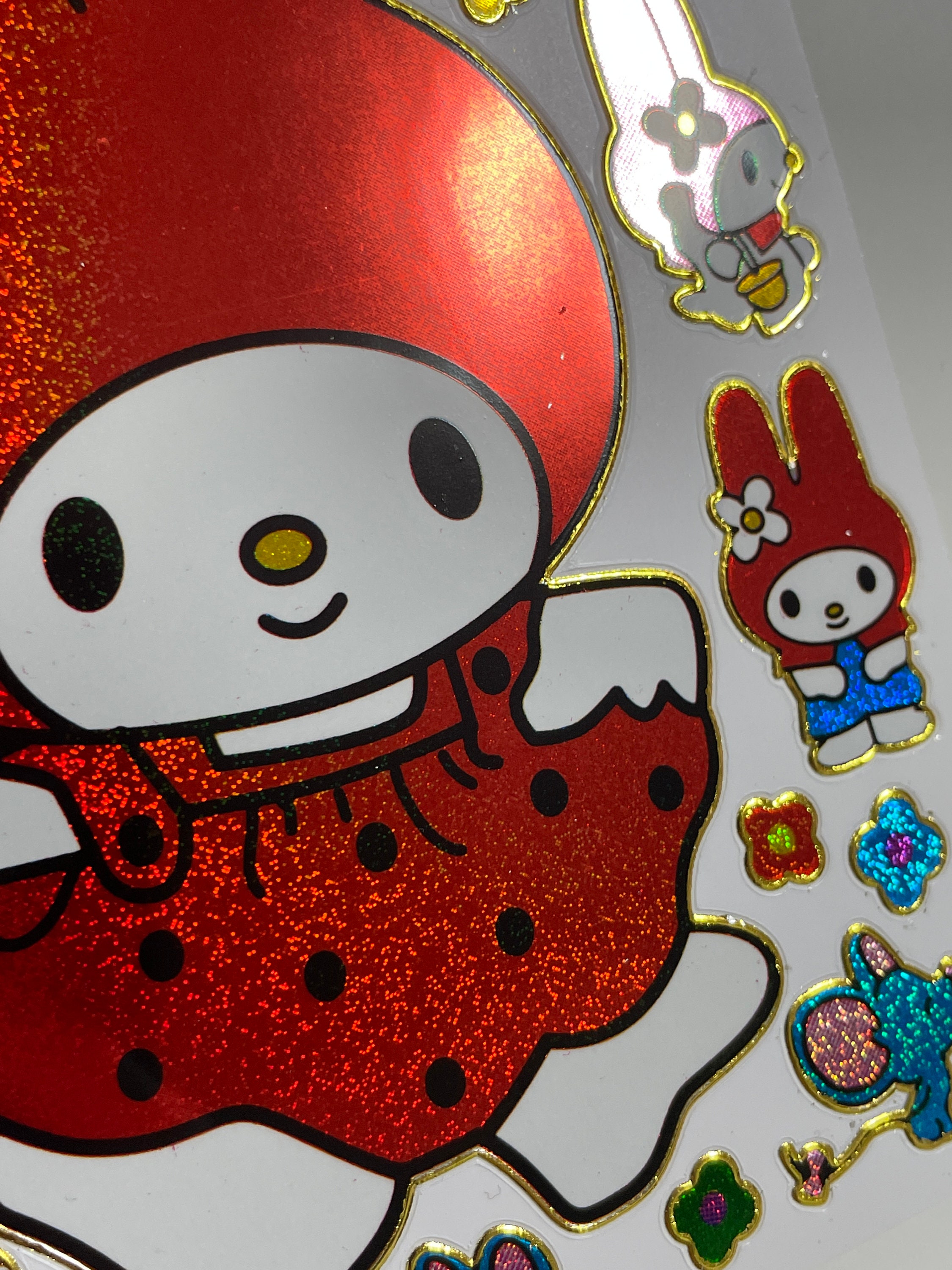 My Melody Sticker Vintage Sanrio Japanese Sticker Design Etsy