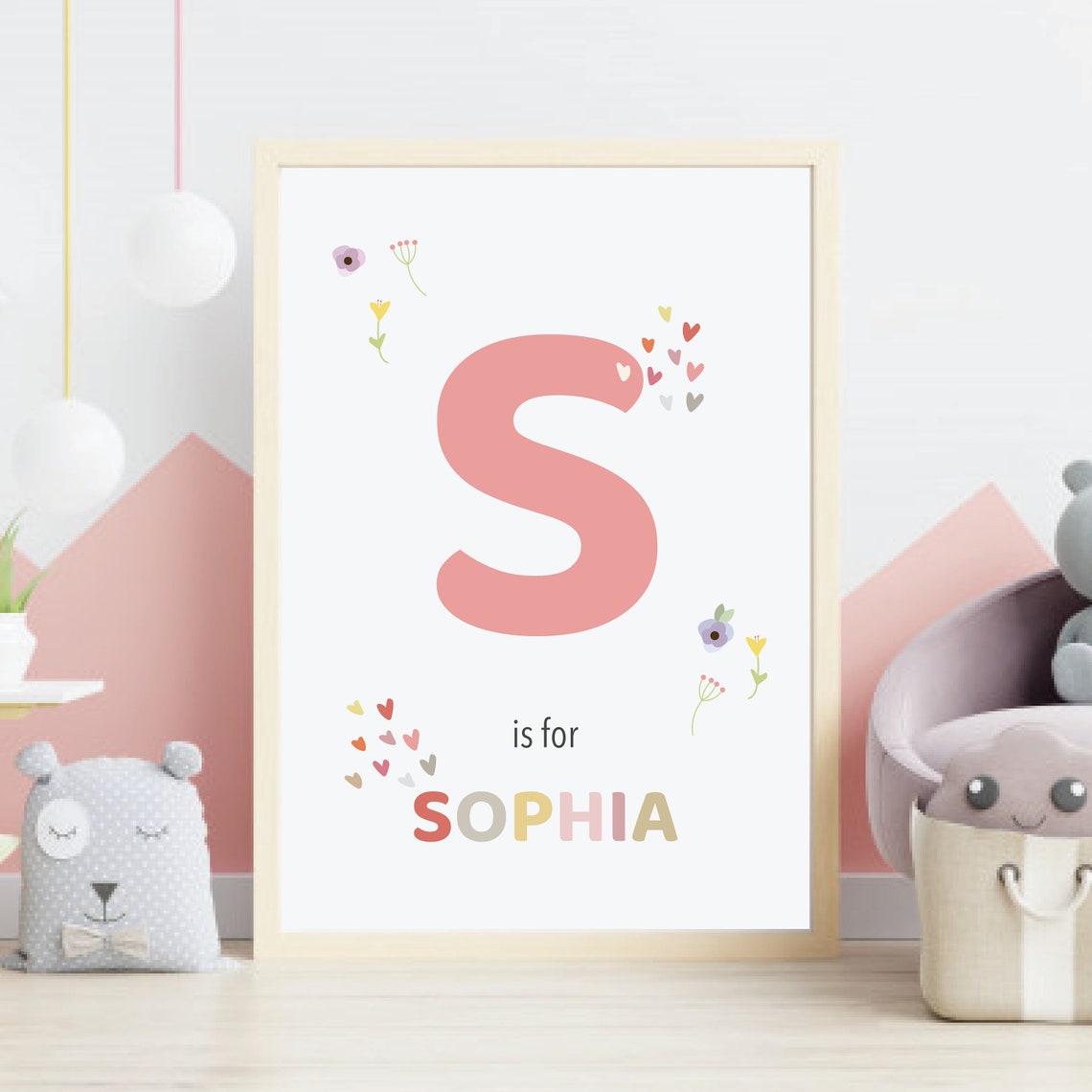 Customized Name Posters Kids Room Decoration Kid Room Wall | Etsy