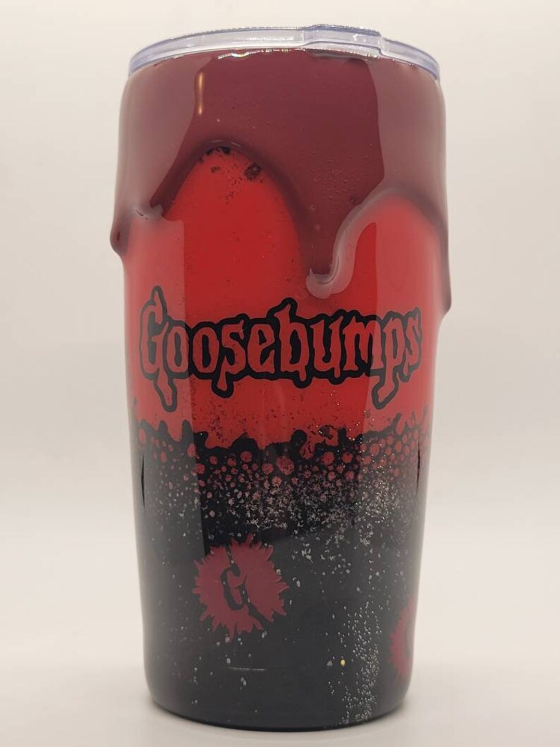 Goosebumps Tumbler, Goosebumps Drip Tumbler, Drip Tumbler, Halloween ...