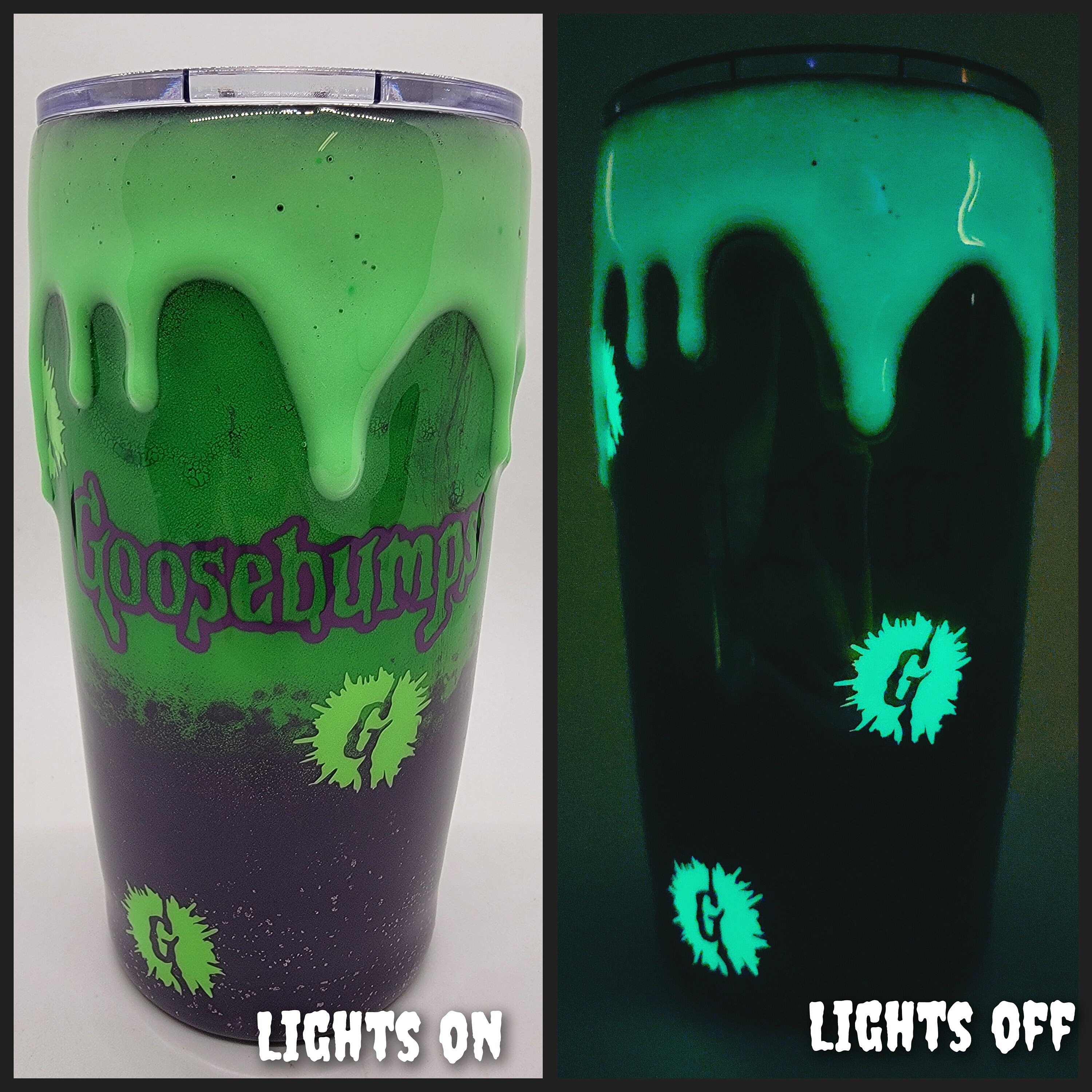 Goosebumps Tumbler, Goosebumps Drip Tumbler, Glow Drip Tumbler ...
