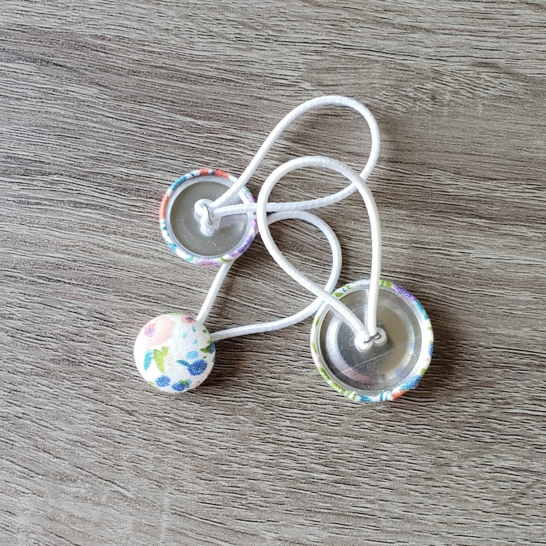 Ponytail Bobbles Choose Your Pattern, Ponytail Holders, Pigtail Clips ...