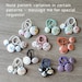 Ponytail Bobbles Choose Your Pattern Ponytail Holders - Etsy