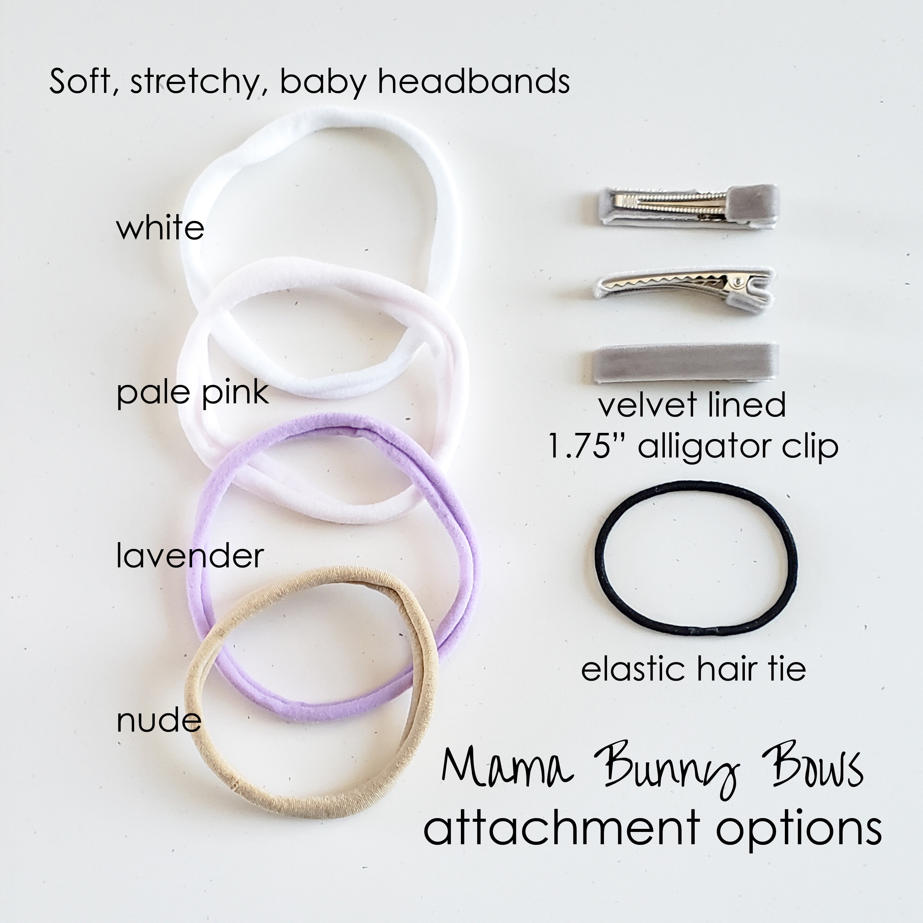 Numbers Hair Bow Schoolgirl Hand Tied Bow, Ponytail Bobbles, Toddler ...