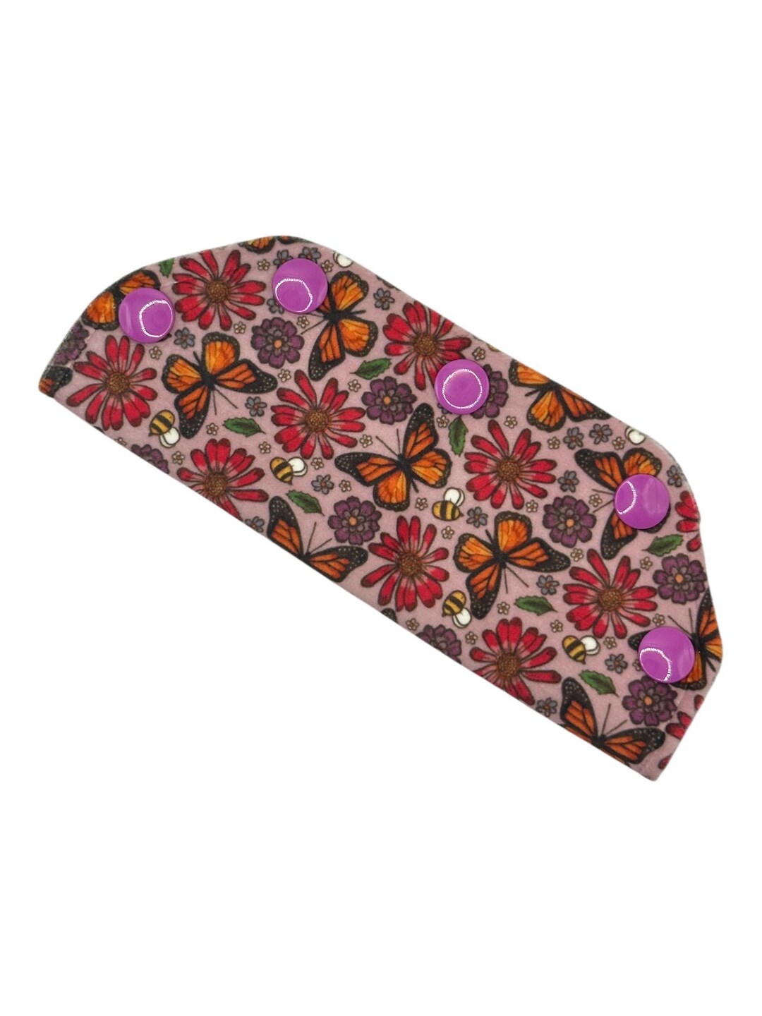 Purple Floral Butterfly Catheter Valve/feeding Tube Port Cover/mini TPN ...