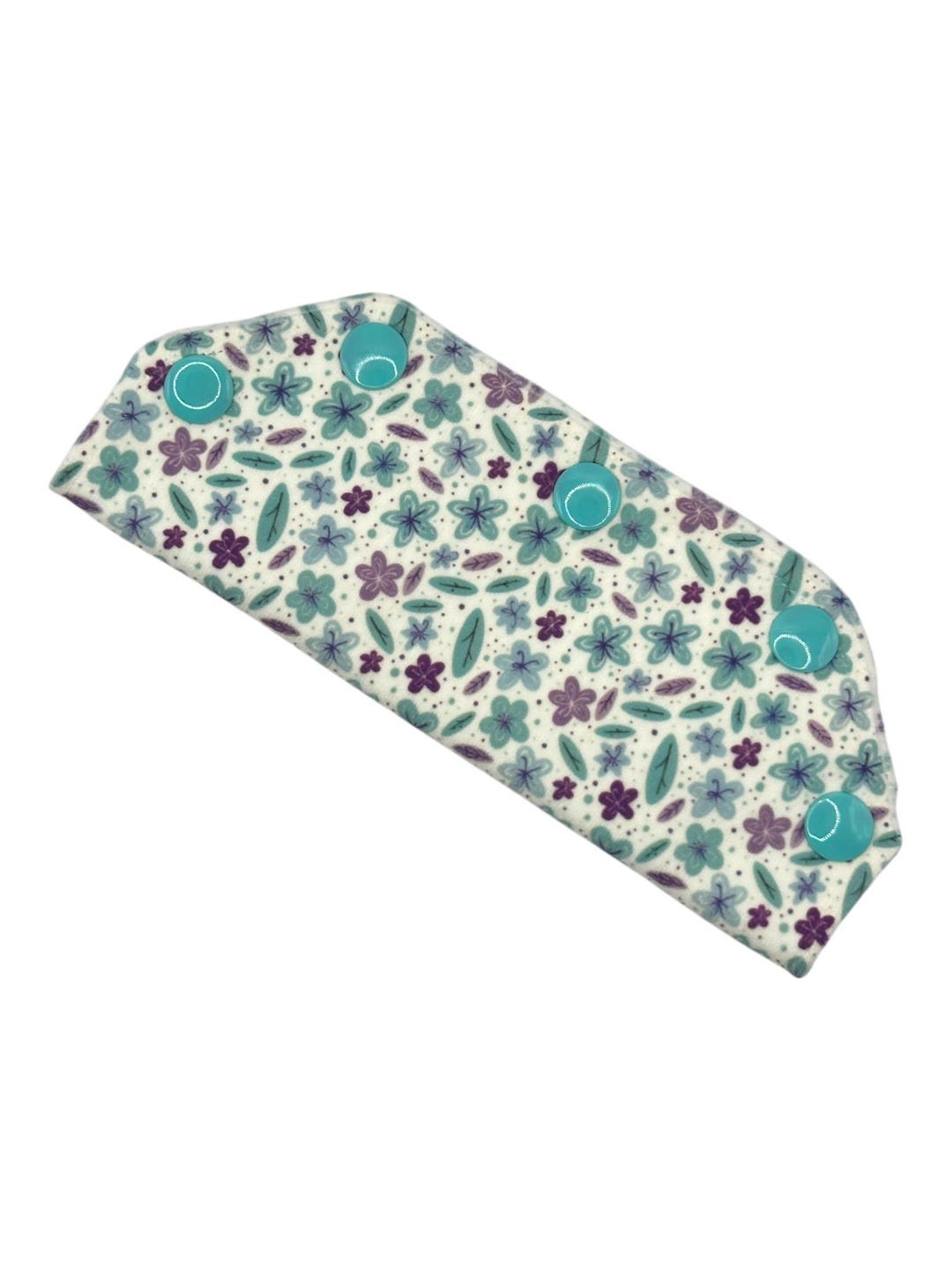 Purple Floral - Dottie Catheter Valve/feeding Tube Port Cover/mini TPN ...