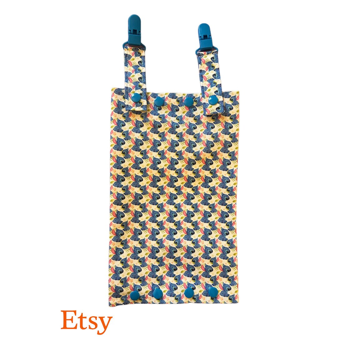 Stitch 500ml Drainagecatheter Bag Cover With Tubie Clips Please Note No Leg Loops On The Back