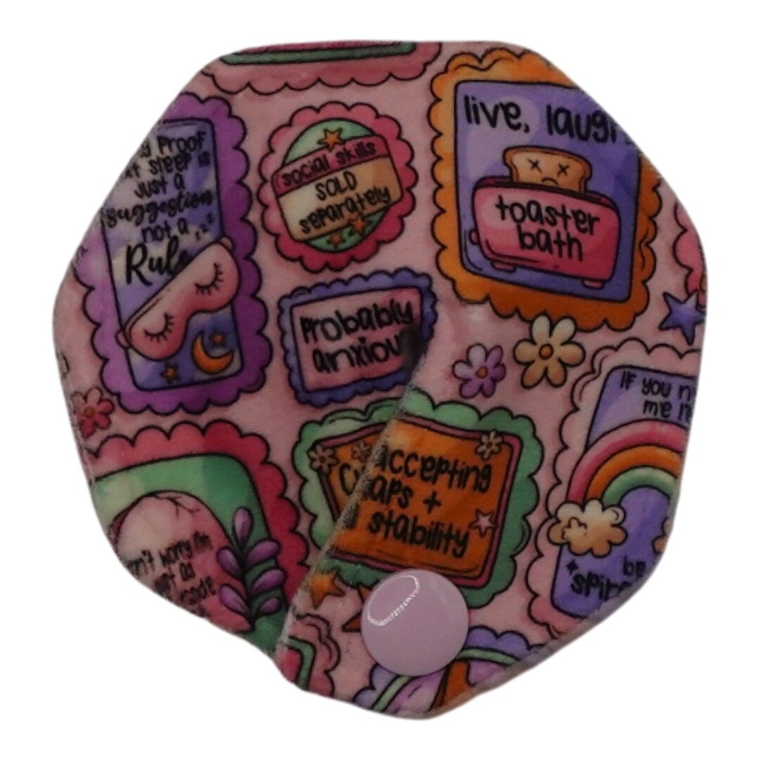 Live Laugh Toaster Bath Tubie Pad for Feeding Tube/suprapubic Catheter ...