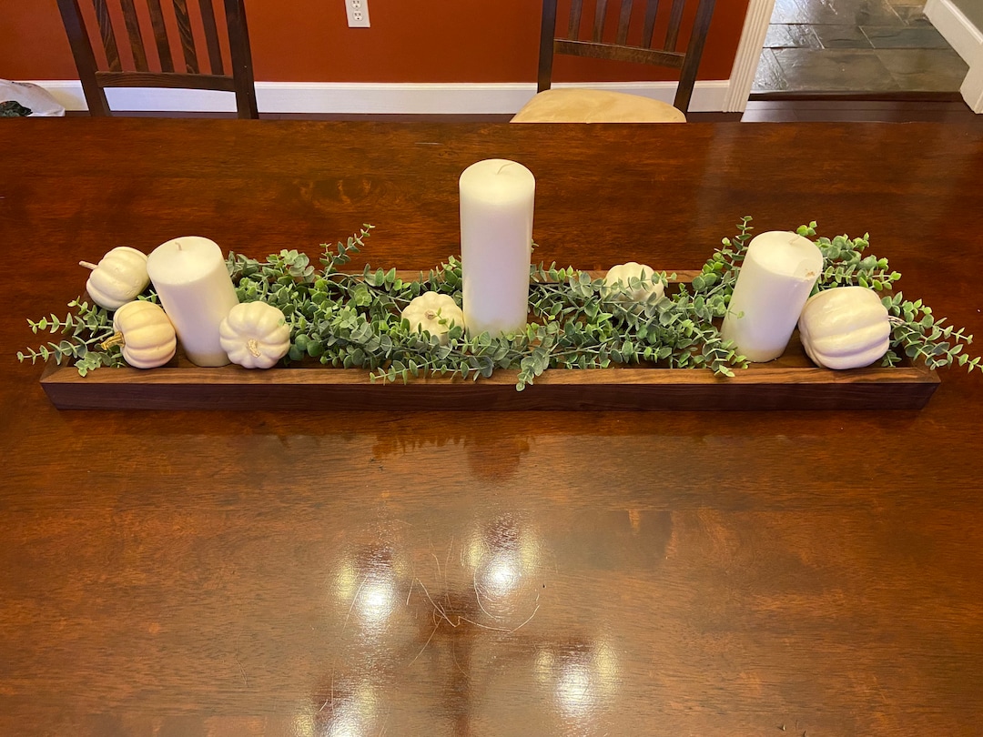 Solid Walnut Centerpiece Tray - Hardwood Table Tray - Etsy