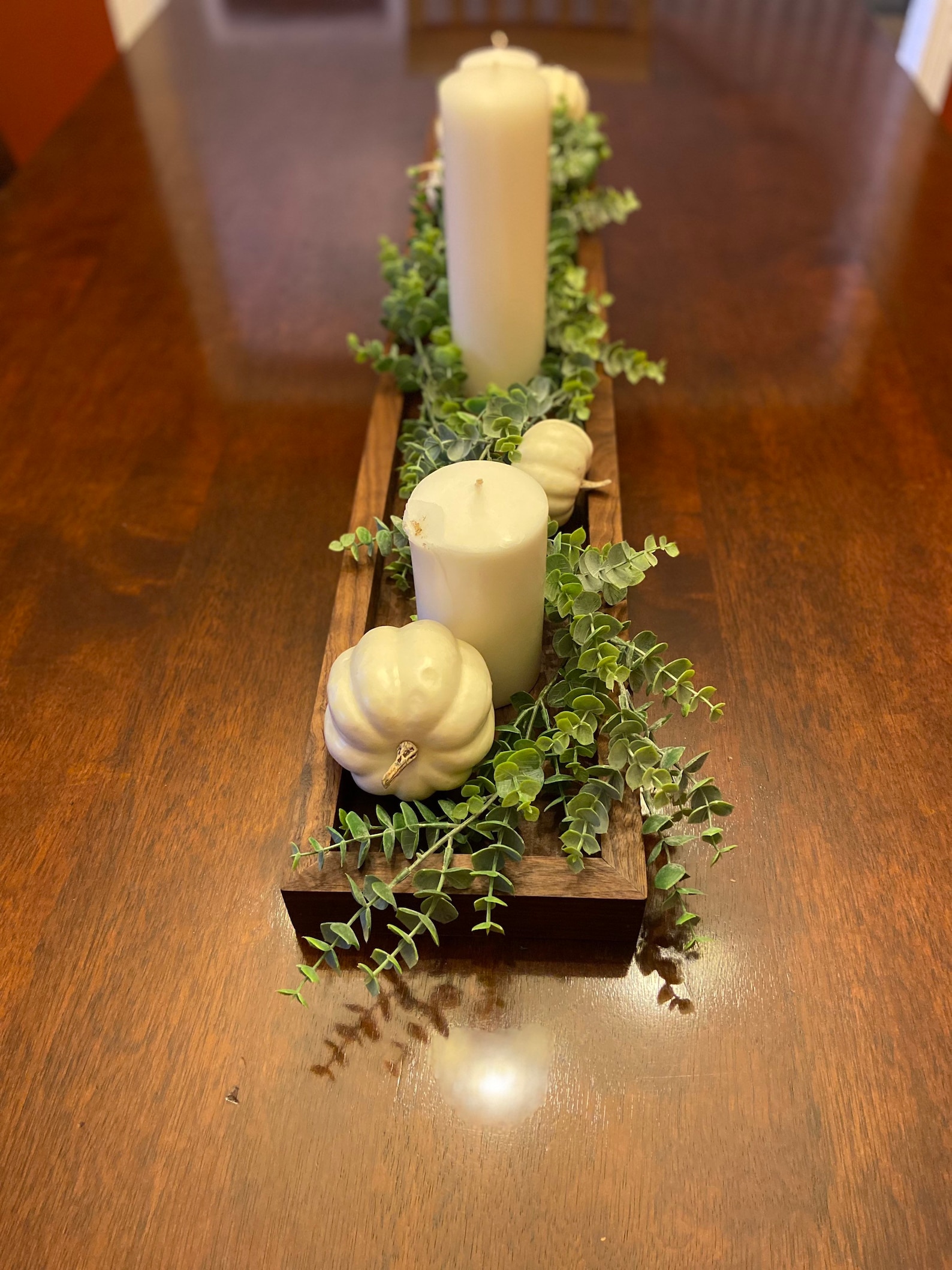 Solid Walnut Centerpiece Tray - Hardwood Table Tray - Etsy