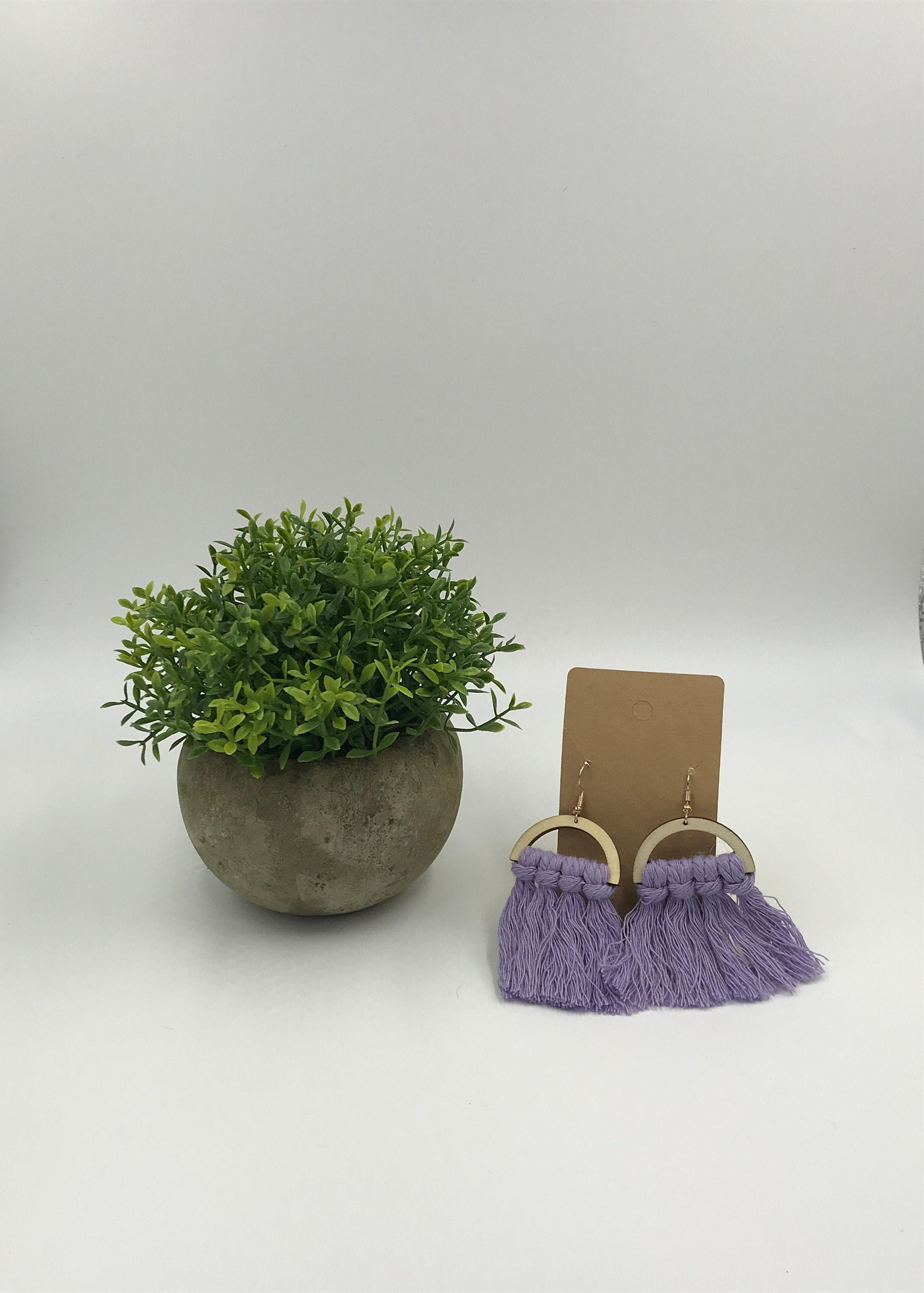 Macrame Earrings - Etsy