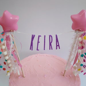 Birthday Cake Topper for Girls, Bday Cake Toppers, Cake Banner, - Etsy