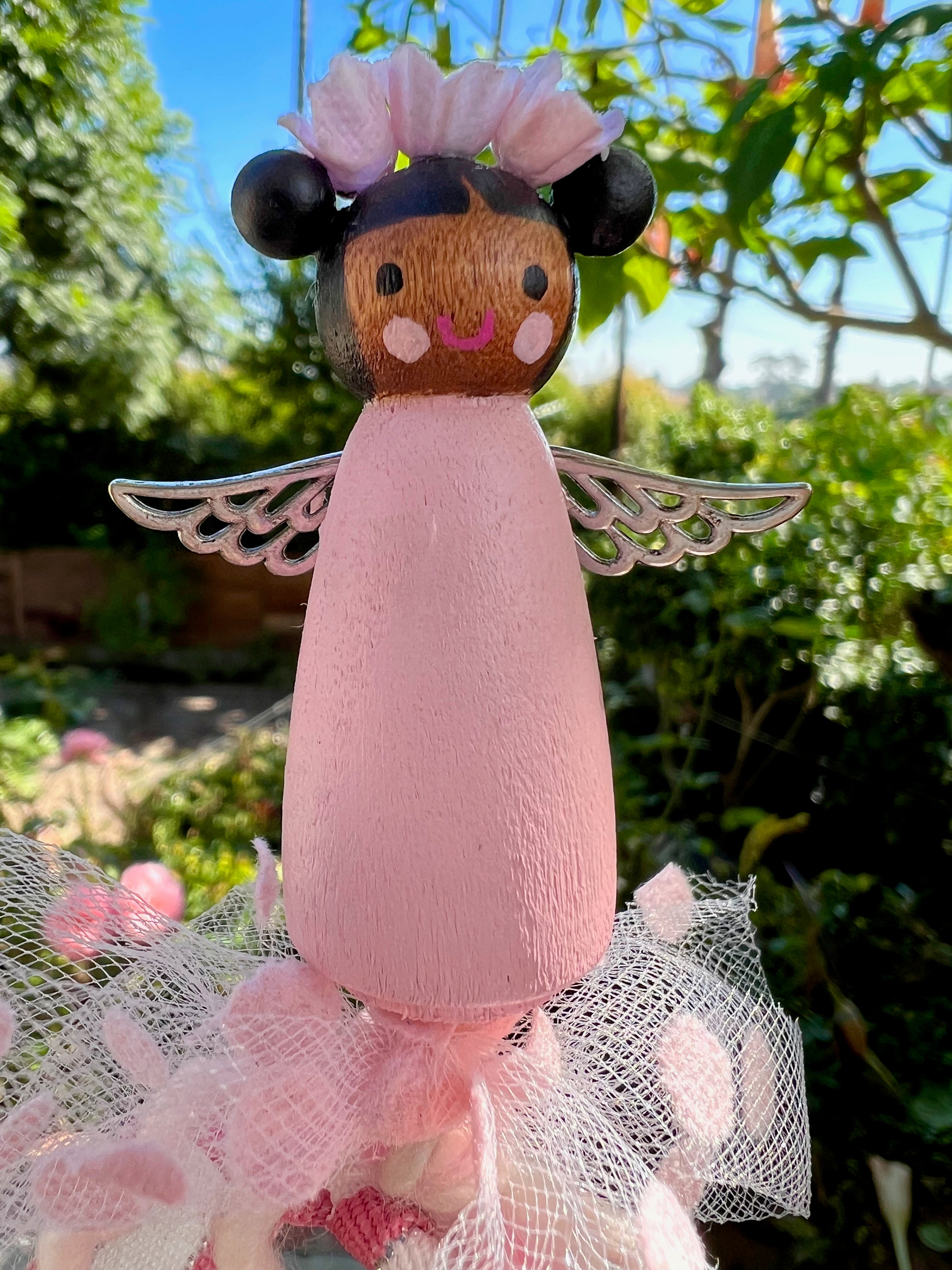 Peg Dolls, Angels, Wand Flag, Peg Doll Christmas, Christmas Decor ...