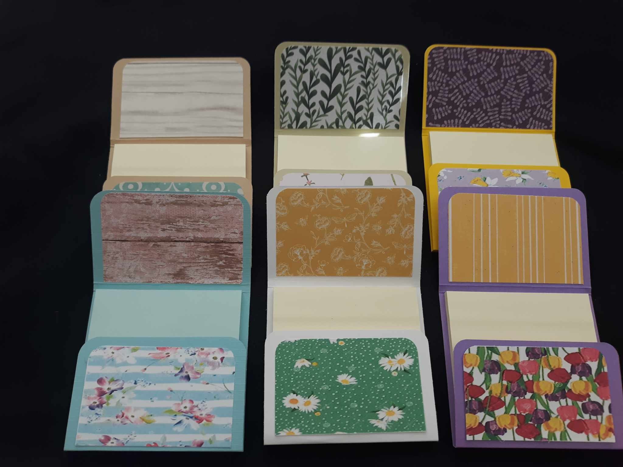 Wildflower Posies Note Holders (3x3) Personalized Memo Pads,party ...