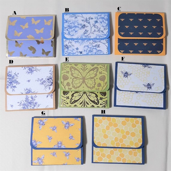 Bees & Butterflies Sticky Note Holders 3x3 Personalized Memo - Etsy