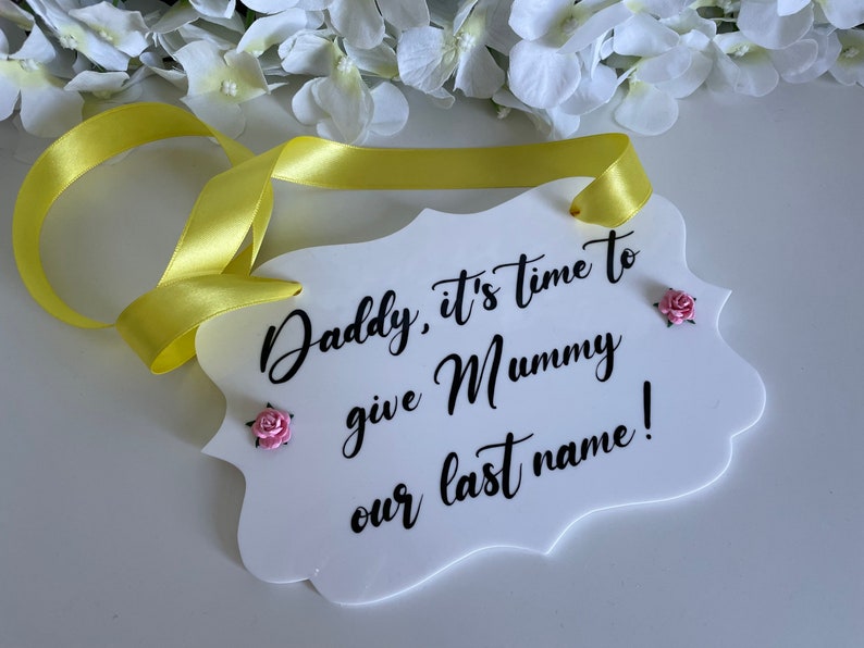 Flower Girl Sign Flower Girl Carry Sign Flower Girl Wedding - Etsy UK