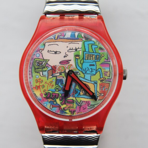 Swatch GR133 - Tokyo Manga / AG1996 * Hideki Nakazawa - Gem