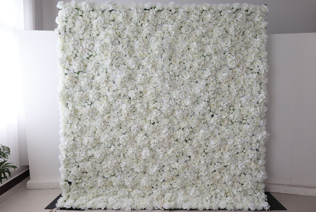 White Flower Backdrop, White Flower Background, Flower Backdrop for ...