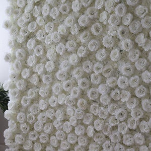 White Flower Backdrop, White Flower Background, Flower Backdrop Wall ...