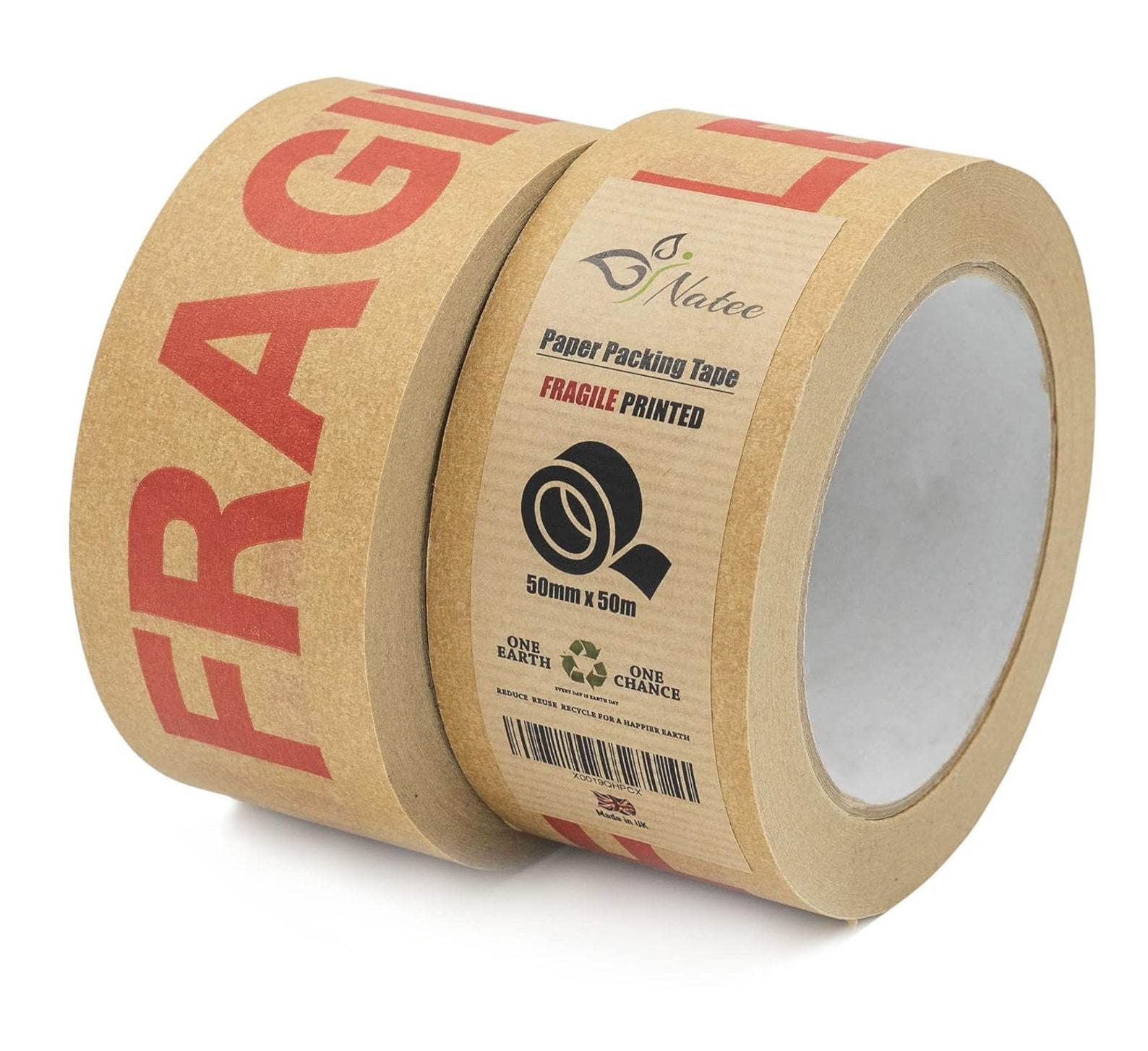 Strong Paper Packaging Tape | Eco-friendly | Fully Recyclable | Fragile ...