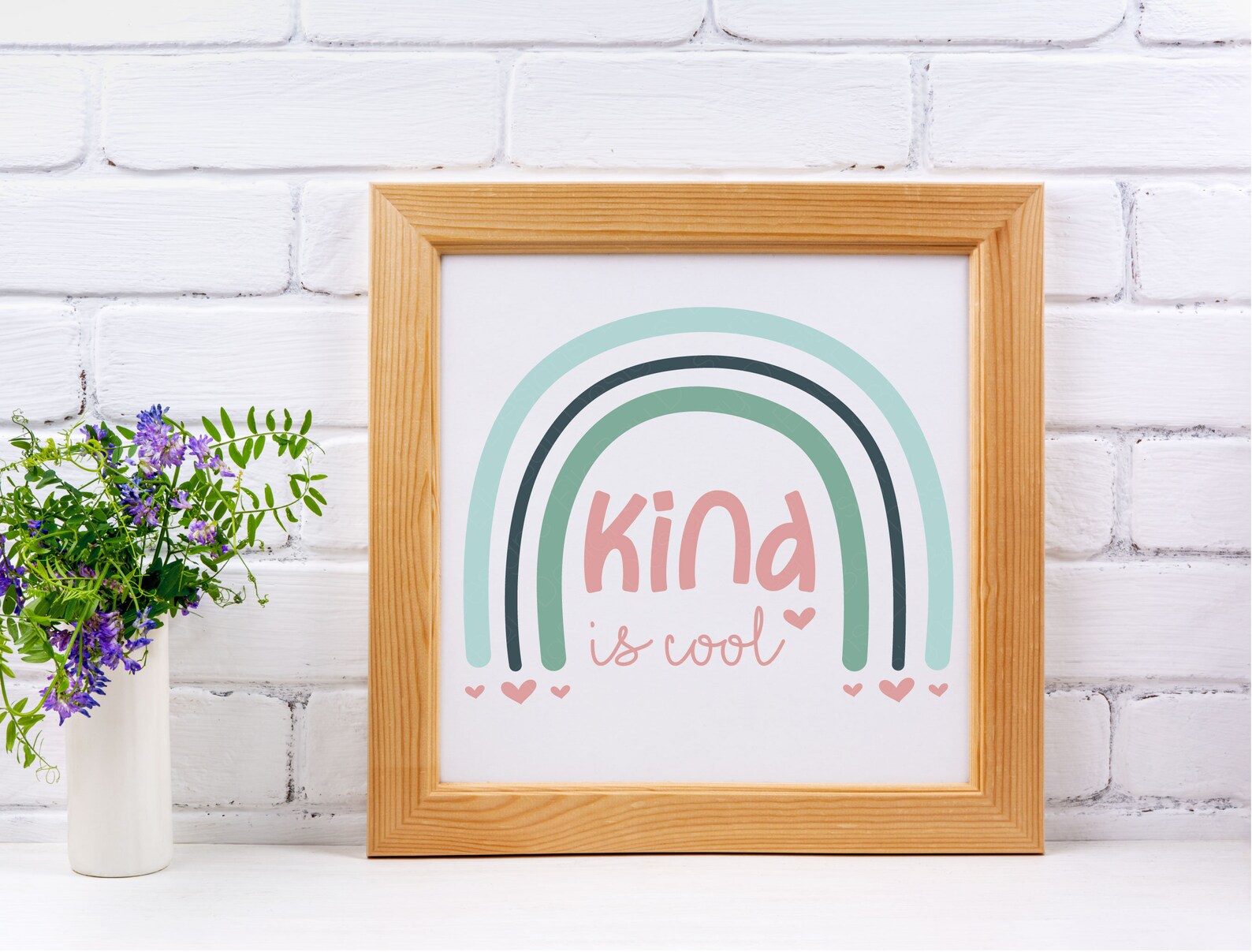 Kind is Cool SVG Kindness Png Eps Dxf Be Cool SVG Trendy - Etsy