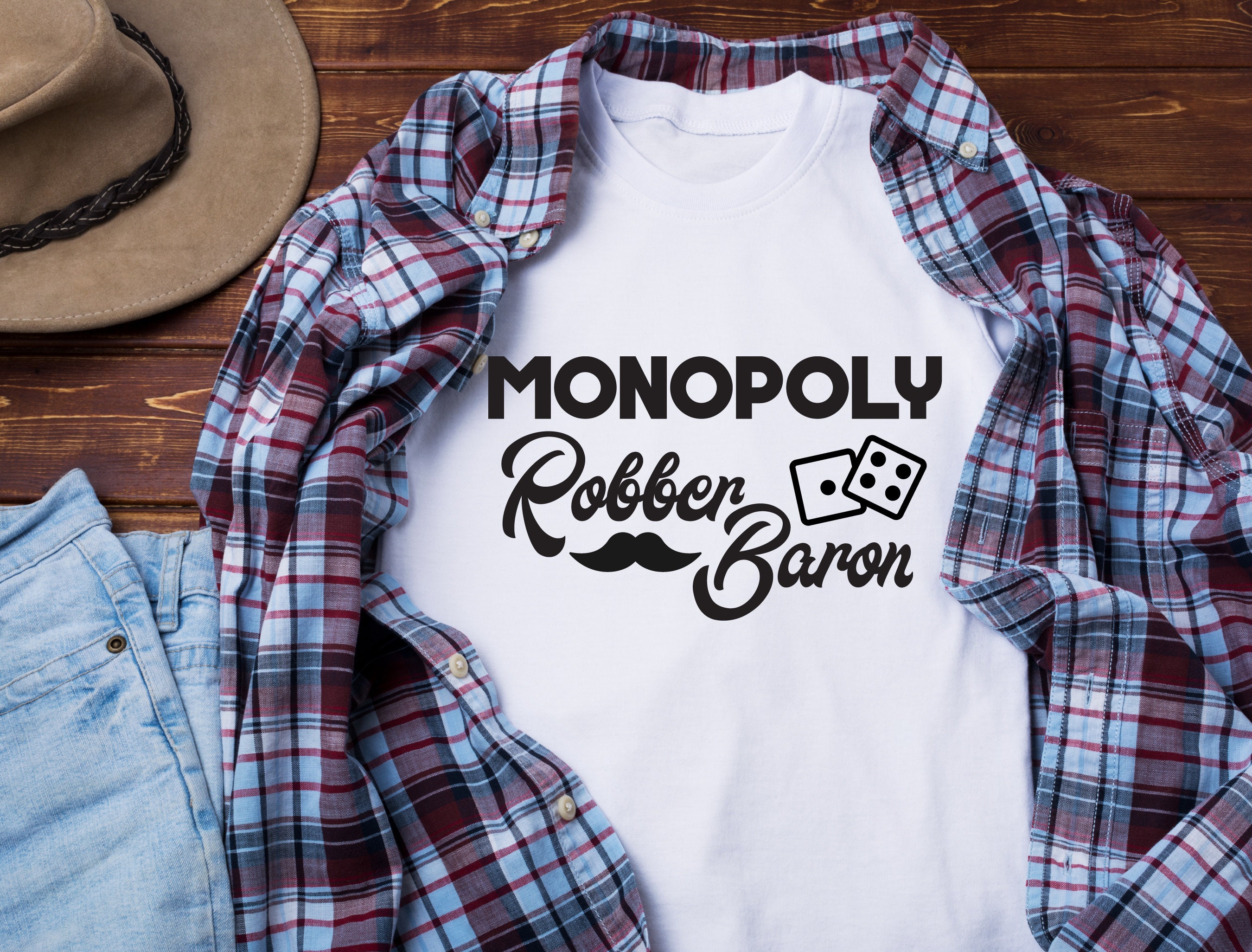 Monopoly Robber Baron SVG Design / Board Game Cut File - Etsy