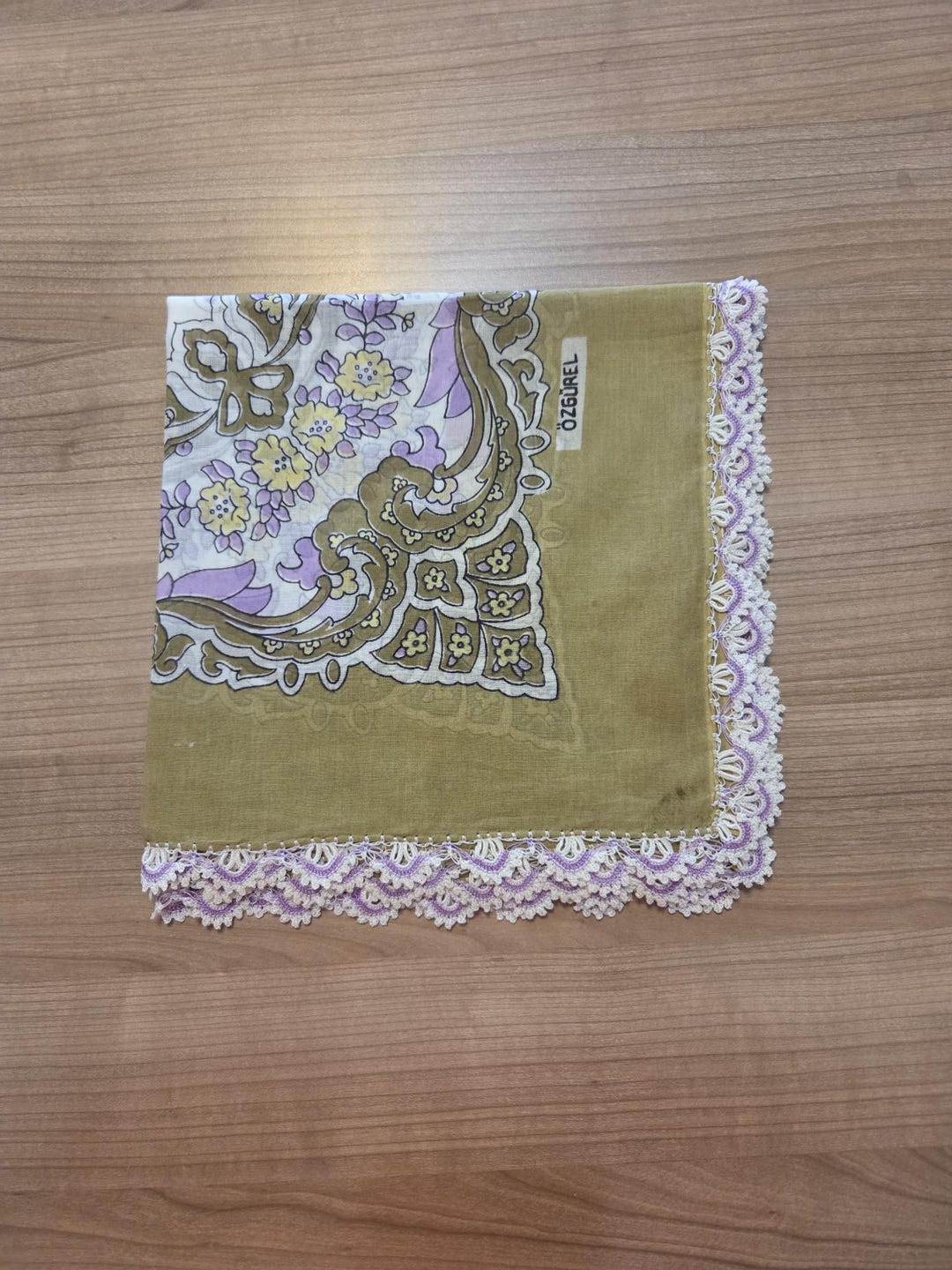 Green Lila Oya Scarf - Etsy