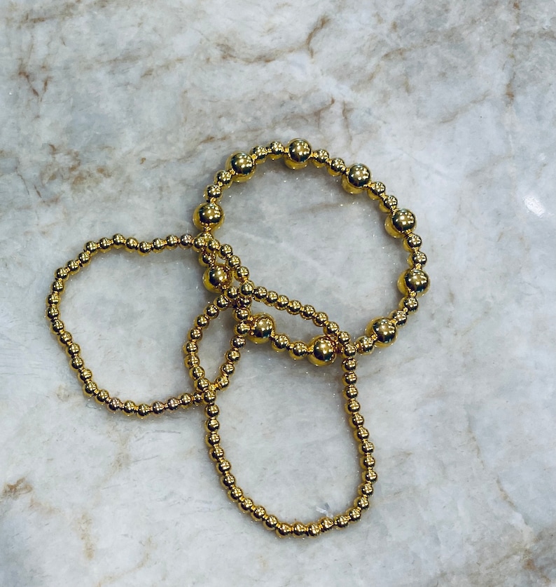 The Ultimate Gold Stack of Bracelets (pack of 3) - Etsy