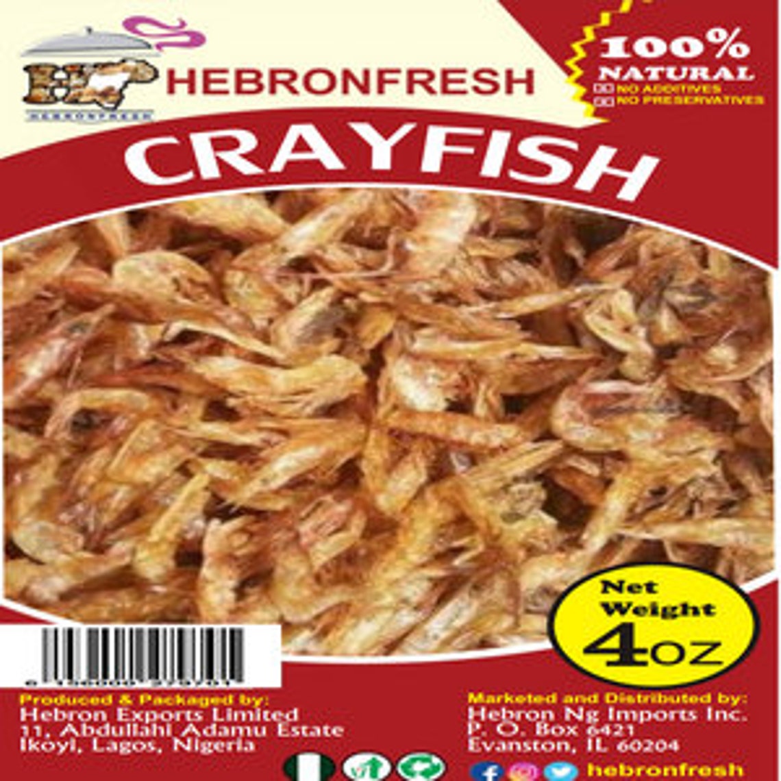 2 PACKS WHOLE CRAYFISH/ african crayfish/dried crayfish/clean | Etsy