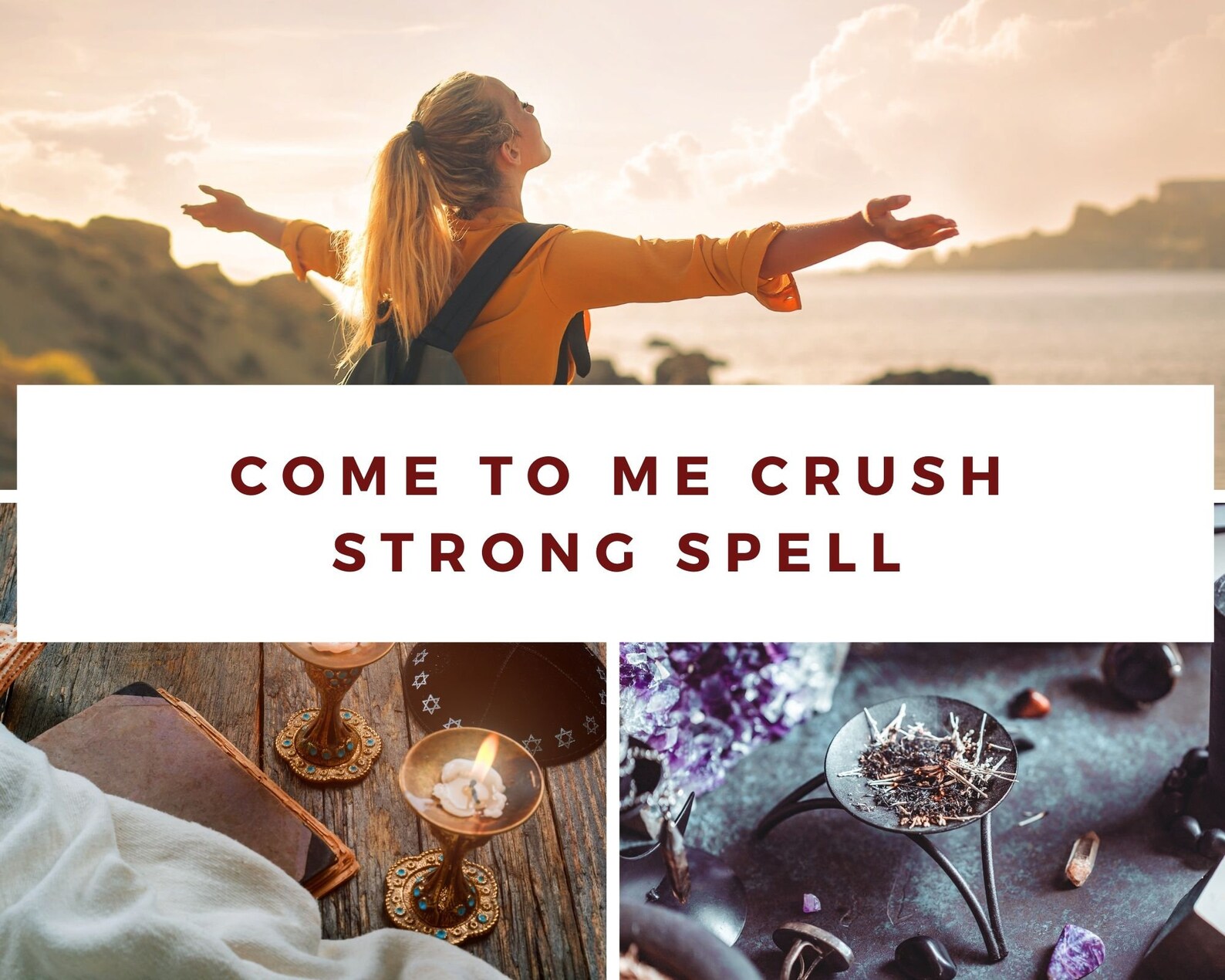 Strong Come to Me Spell Make Him Come to You Make Her Come to You Make ...