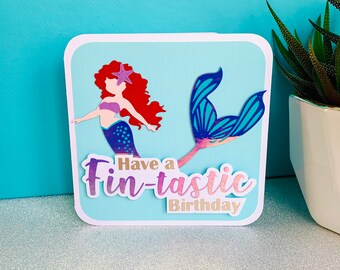 Little Mermaid Card | Etsy