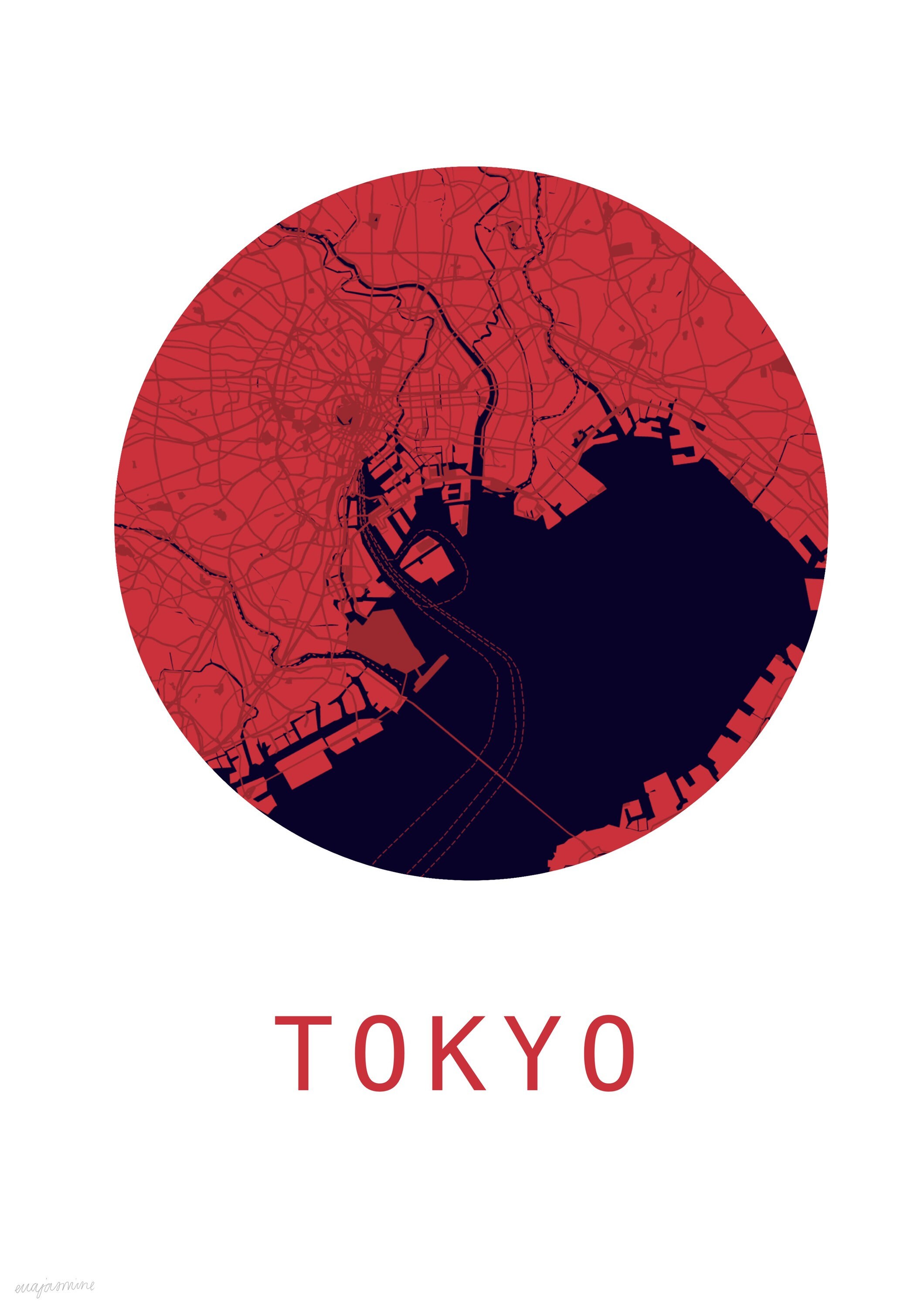 Personalised Map Poster Style 2 - Etsy UK