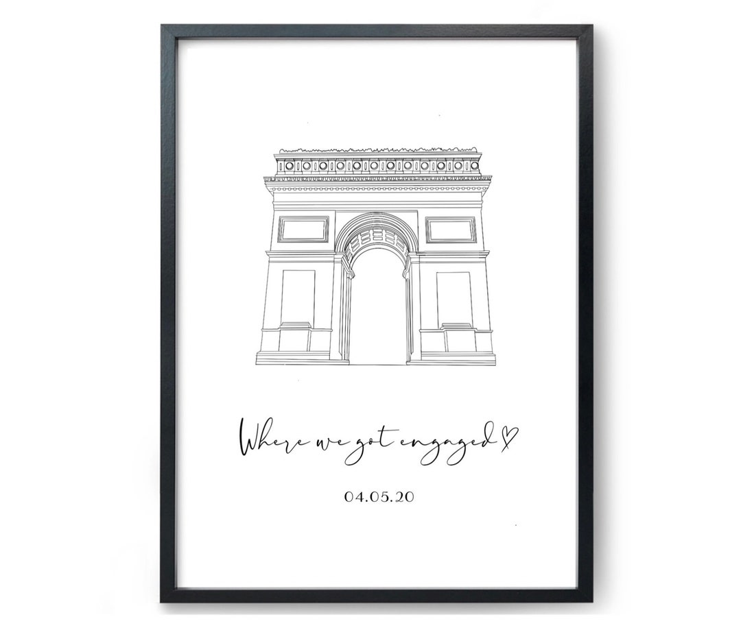 Personalised Place and Date Print - Etsy