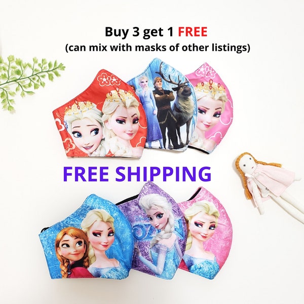 Toddler Face Mask Frozen - Etsy
