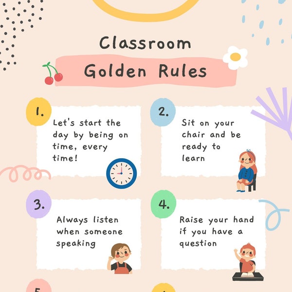 Golden Rule Poster - Etsy