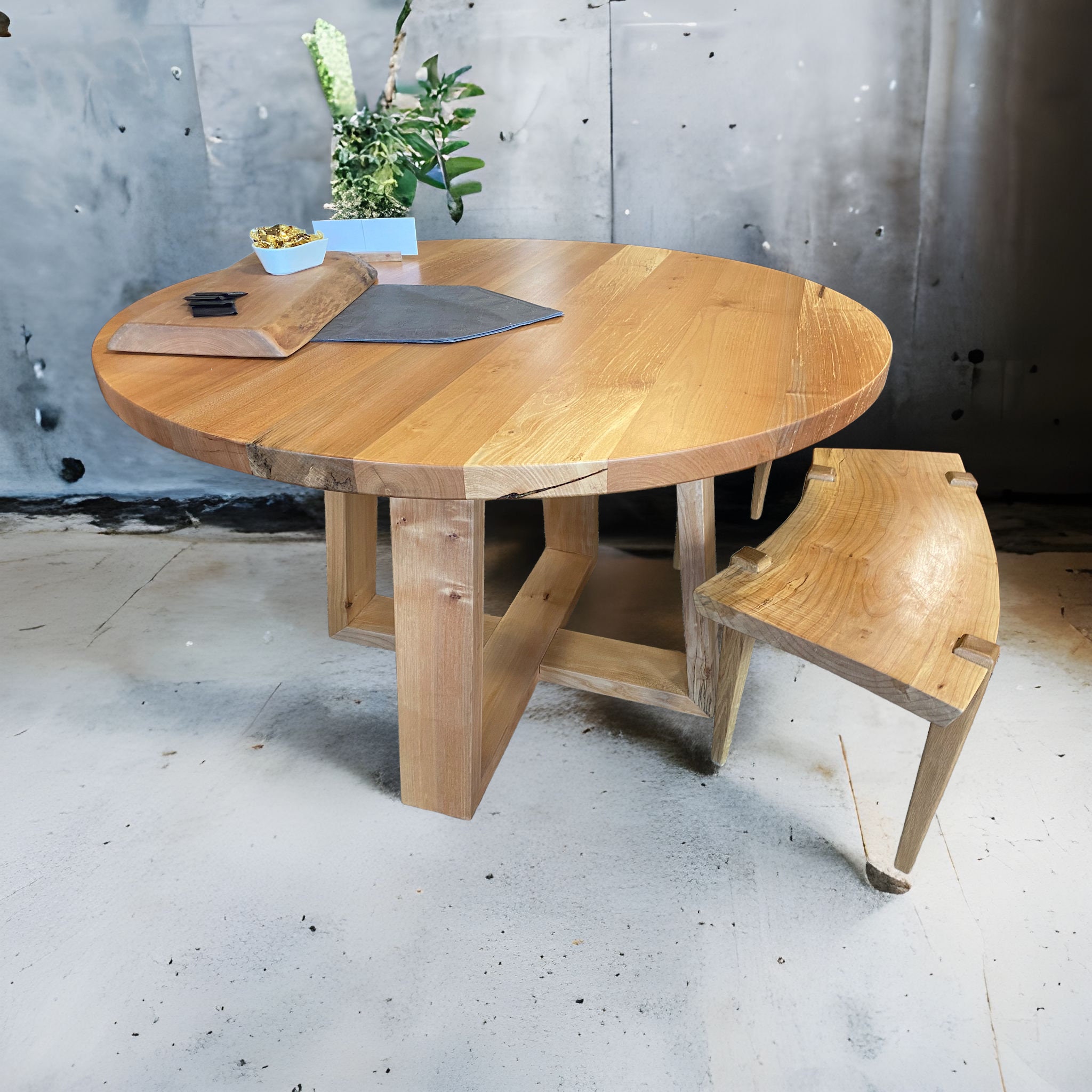 4 Ft Round Table - Etsy