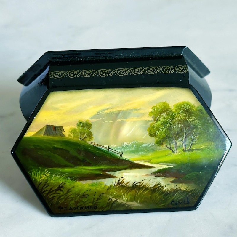 Russian Lacquer Boxes - Etsy