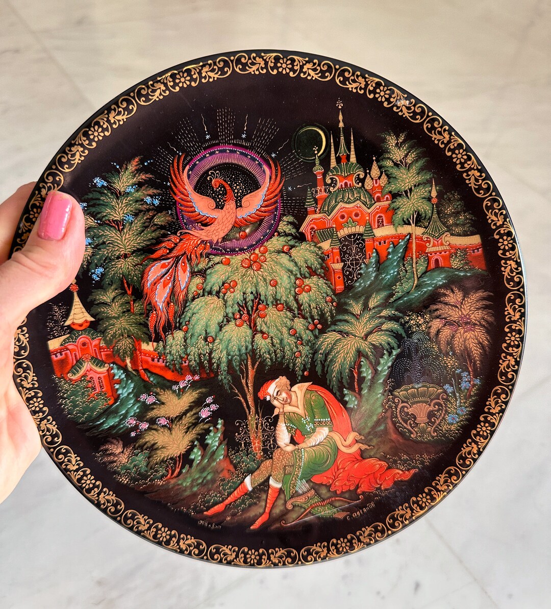 Limited Edition Vintage Russian Legends Collectors Porcelain Plate ...