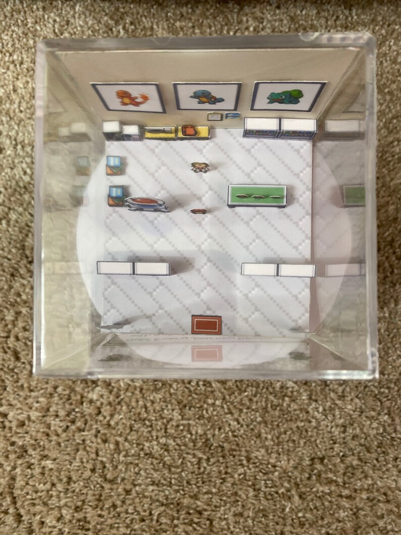 3D Pokémon Cube Diorama 1st Generation - Etsy