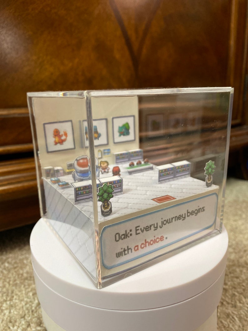 3D Pokémon Cube Diorama 1st Generation - Etsy