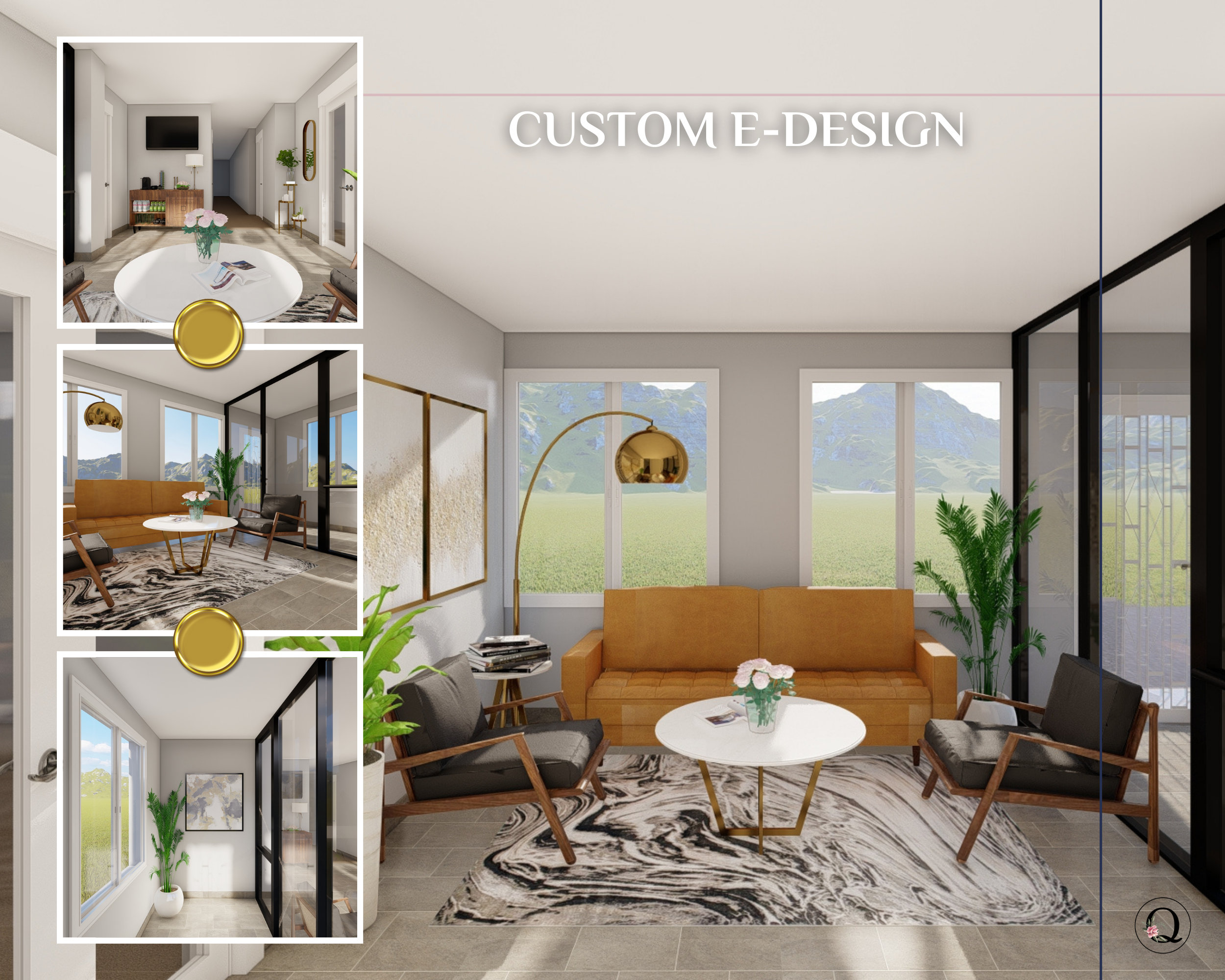 Custom Space Design, Online Interior Design, Virtual Interior Design ...