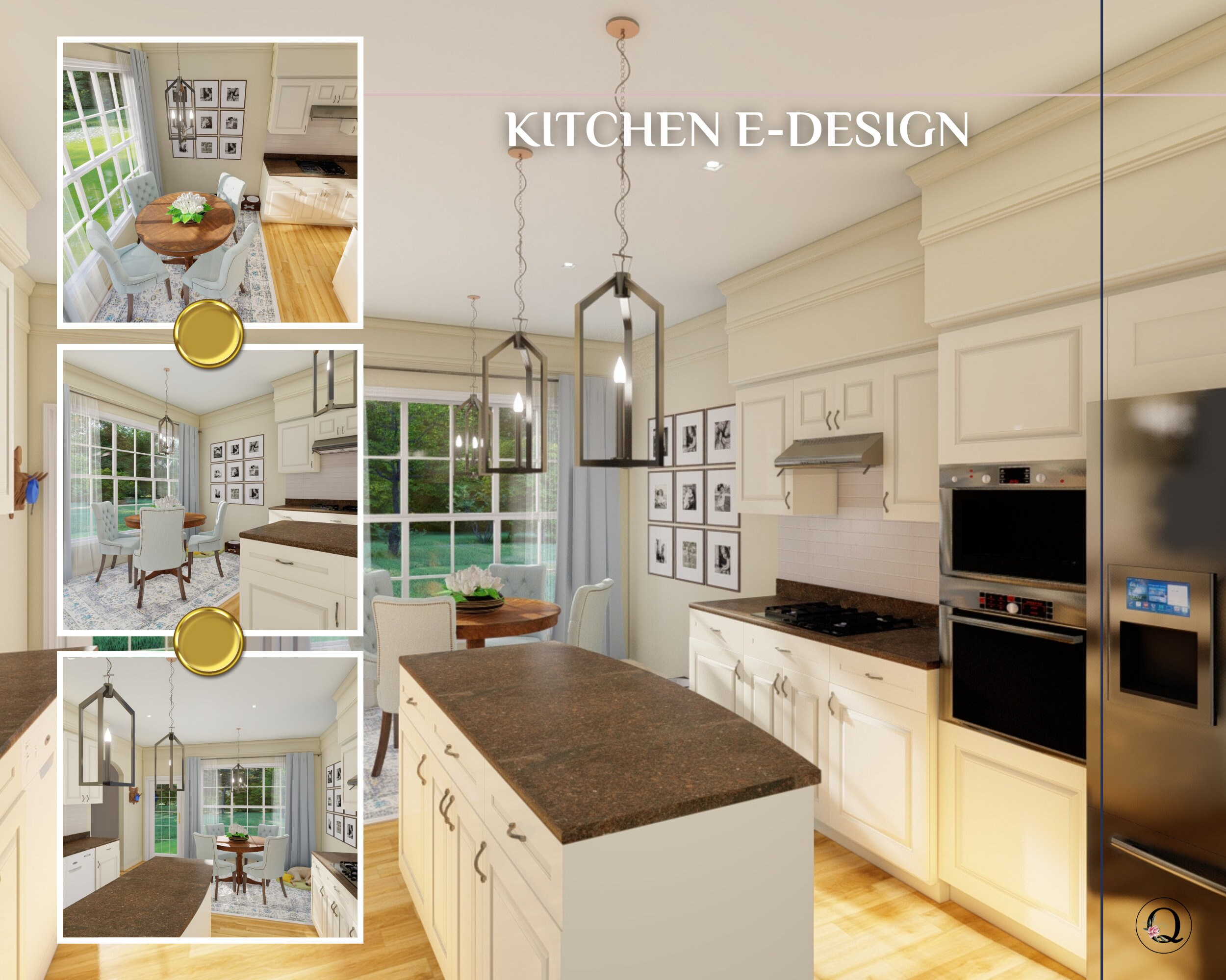 Custom Kitchen Design, Online Interior Design, Virtual Interior Design ...