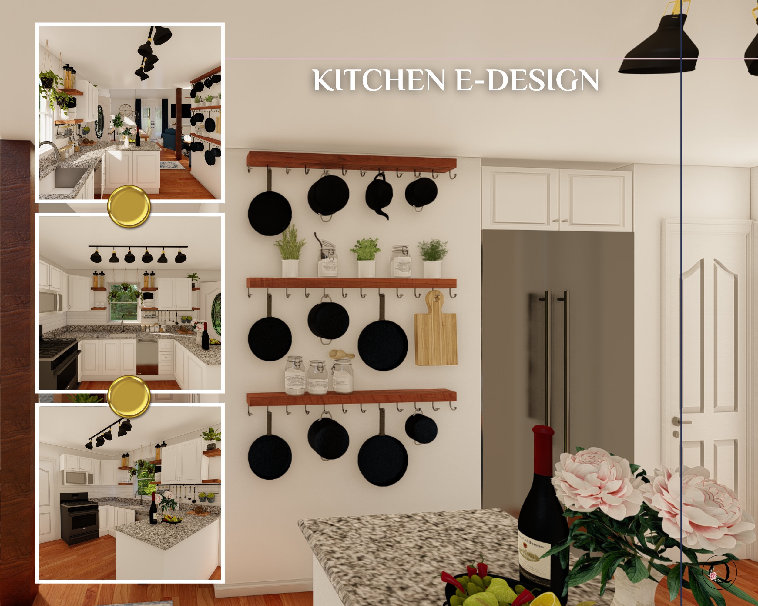 Custom Kitchen Design, Online Interior Design, Virtual Interior Design ...