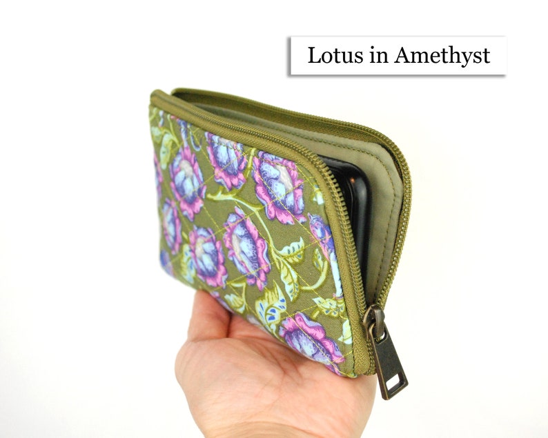 Fabric Phone Case, Zipper Phone Pouch, Horizontal Phone Case, iPhone 15 ...