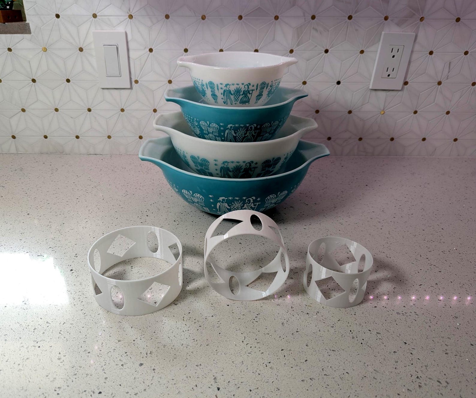 Pyrex Cinderella Bowl Stands - Kitchen Decor Risers - STANDS ONLY - Etsy
